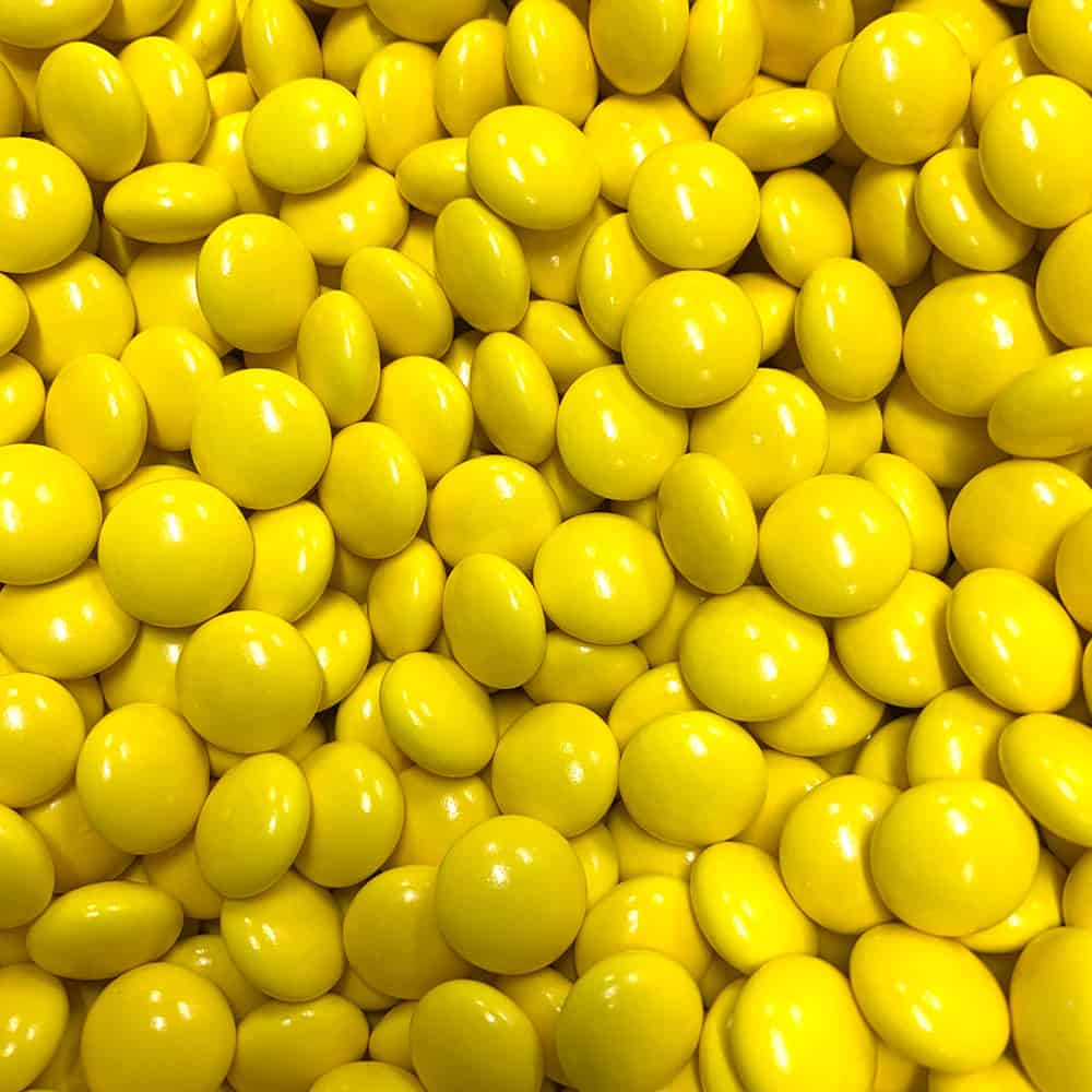 Yellow Chocolate Buttons | RQN - Ross's Quality Nuts & Lollies
