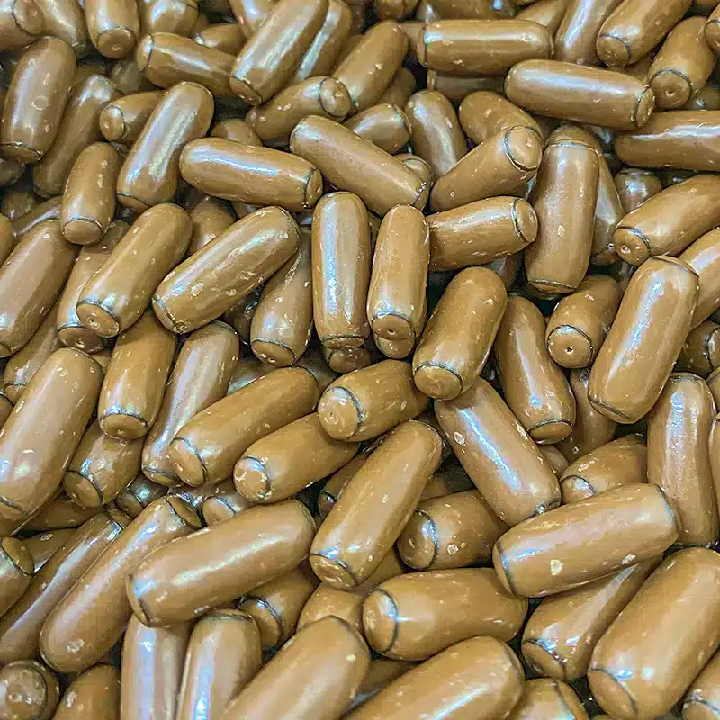 Chocolate Coated Licorice Bullets | RQN - Ross's Quality Nuts & Lollies